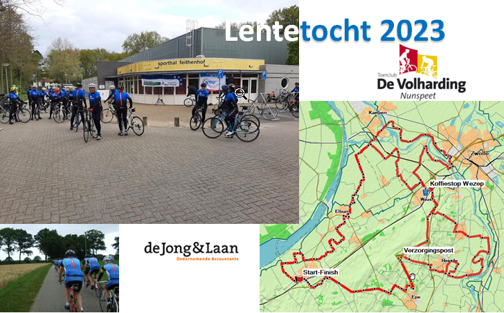 De "De Jong & Laan Lentetocht" op 22 april 2023 · Toerclub De Volharding